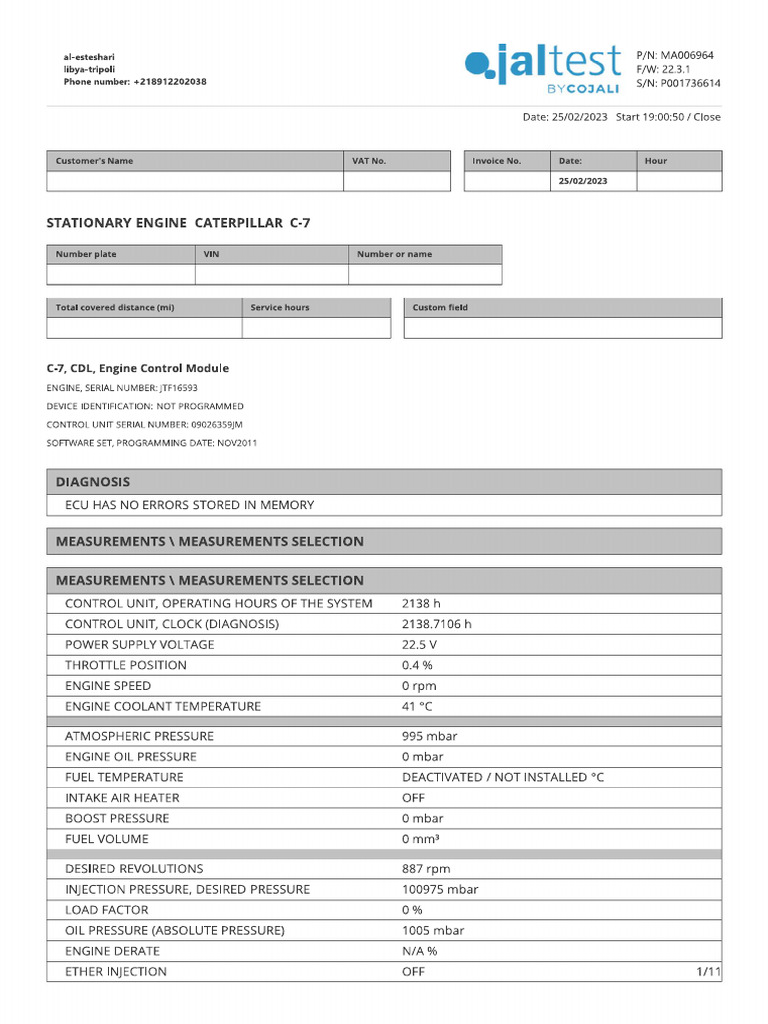 Diagnosis report_C-7 | PDF