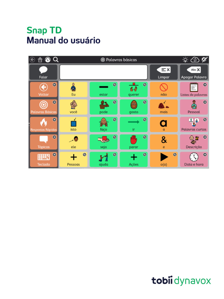 TD Snap UsersManual PT-BR | PDF | Alfabetização | Aplicativo para celular
