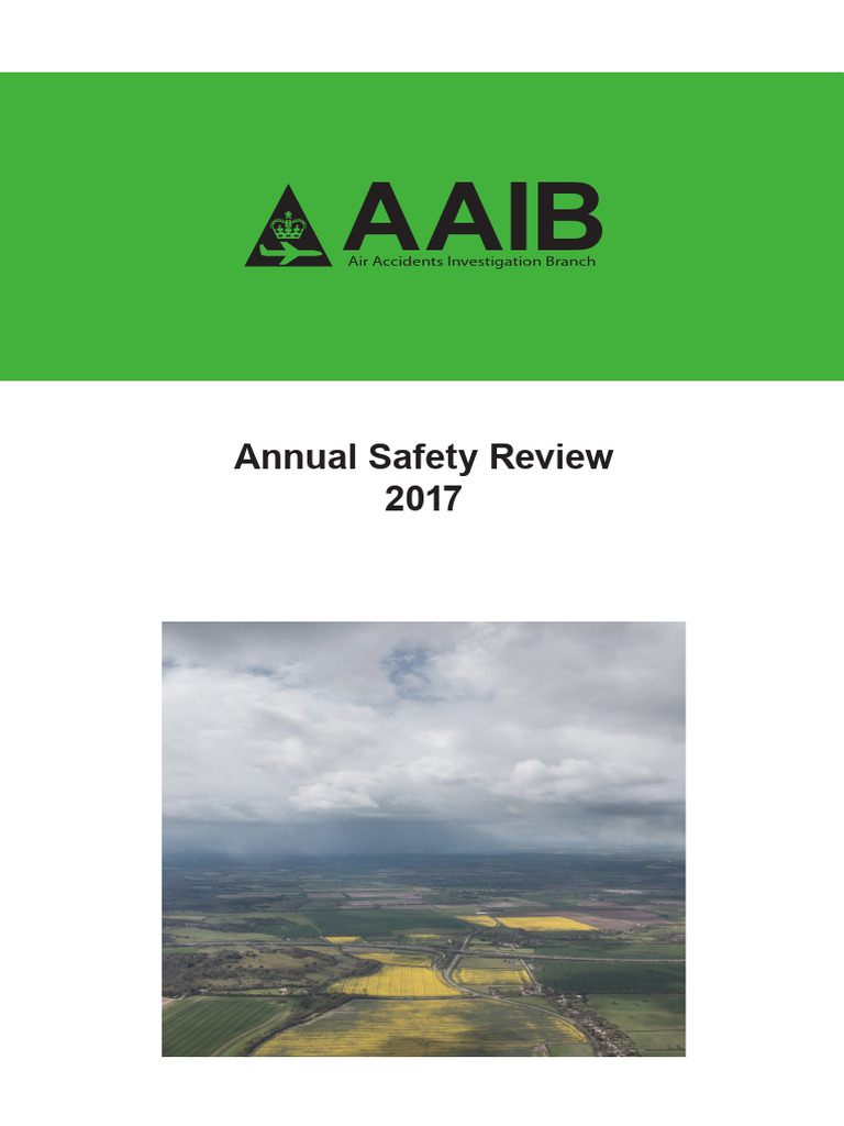 Annual Safety Review 2017: Air Accidents Investigation Branch | PDF ...