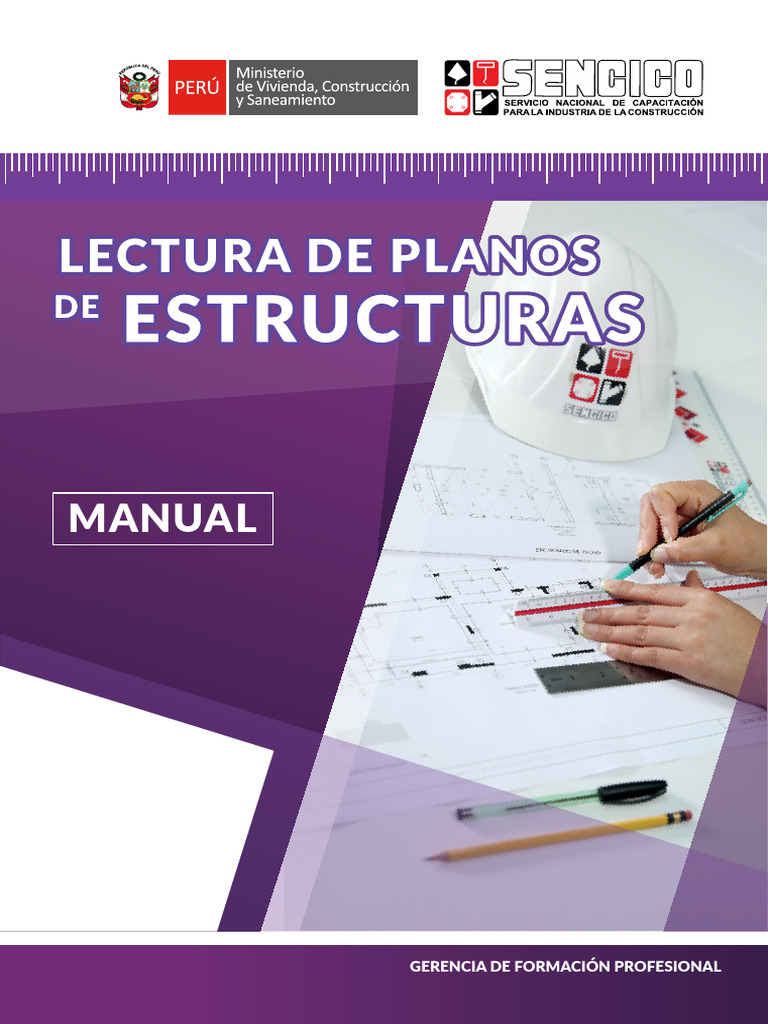 Manual de Lectura de Planos de Estructuras | PDF | Fundación (Ingeniería) | Albañilería