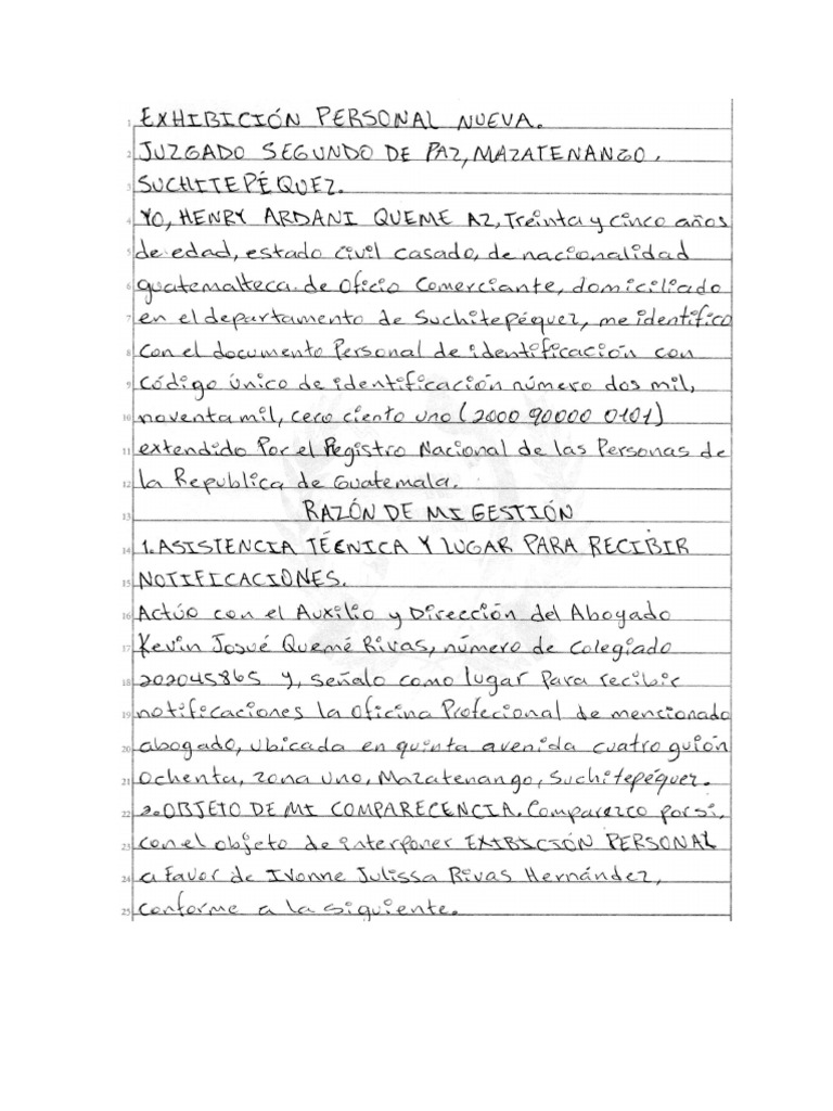 Minuta | PDF