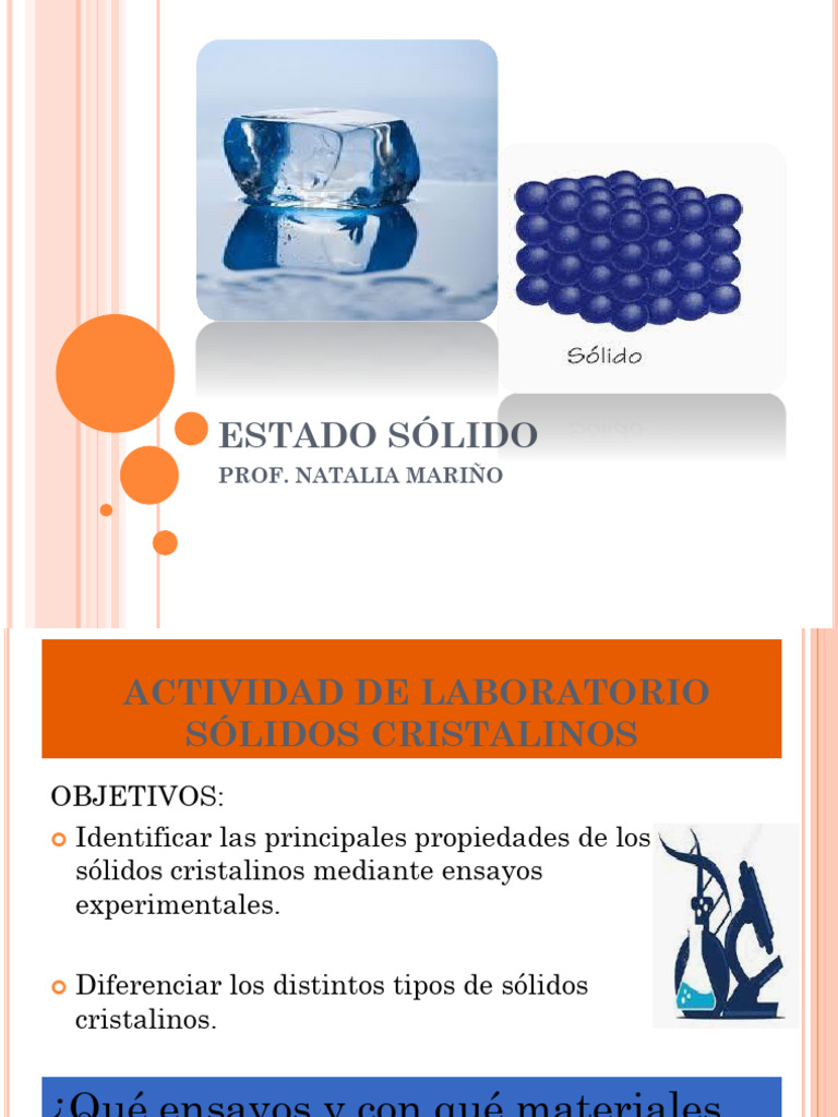 Sólidos 5 | PDF | Enlace iónico | Sólido