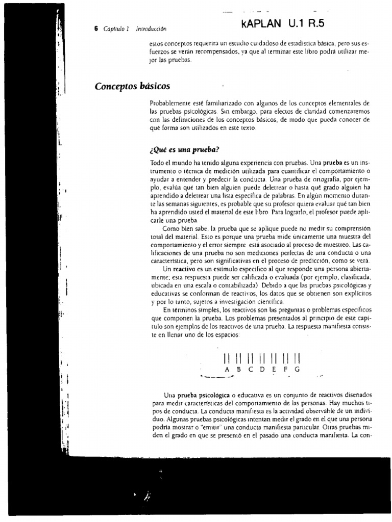 Kaplan y Saccuzzo | PDF | Validez (Estadísticas) | Science