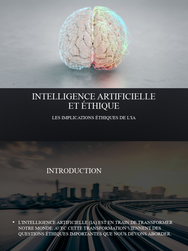 Intelligence Artificielle Et Ethique11 2 | PDF | Intelligence artificielle | Intelligence (IA ...