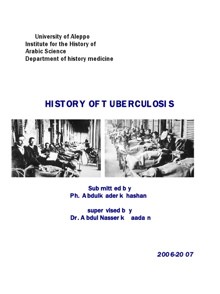 History of Tuberculosis | PDF | Tuberculosis | Medical Specialties