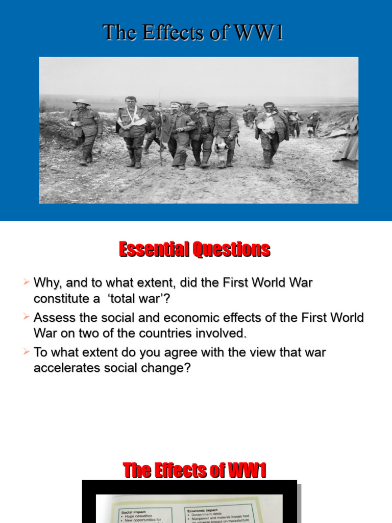 Effects of World War 1 for Students | PDF | World War I | Nationalism