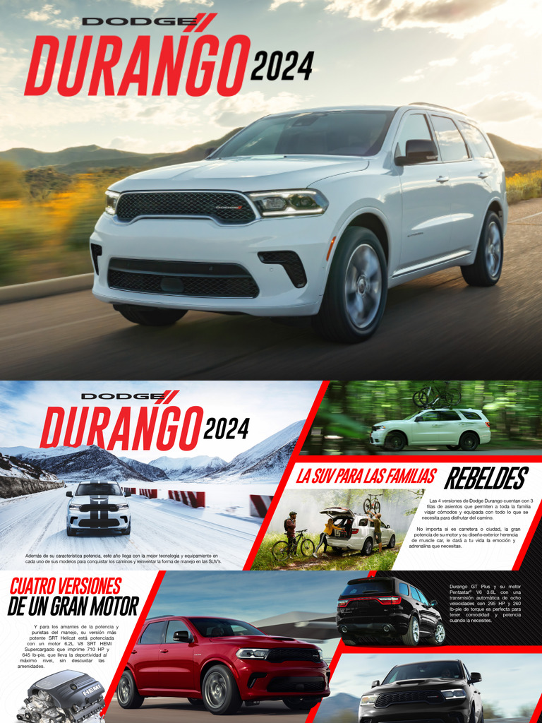 Cat Durango 2024 | PDF | Industria automotriz | Vehículos