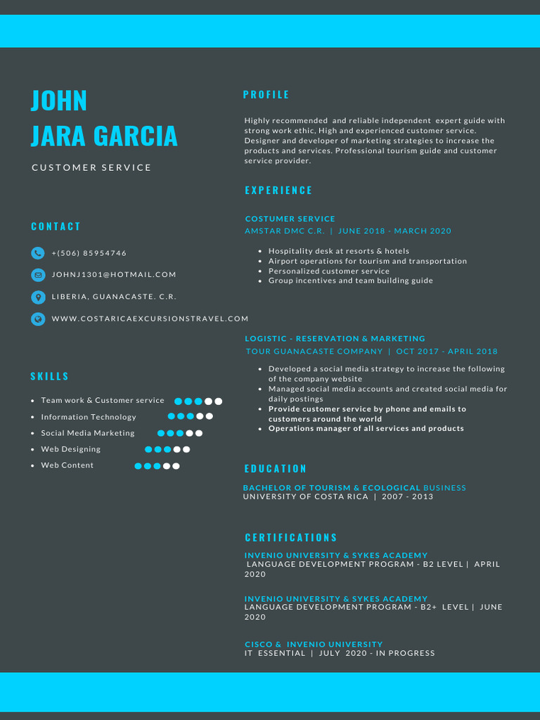 John Jara Garcia | PDF | Human Communication | Service Industries