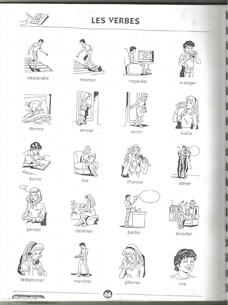 Mots Croisés, Les Verbes | PDF