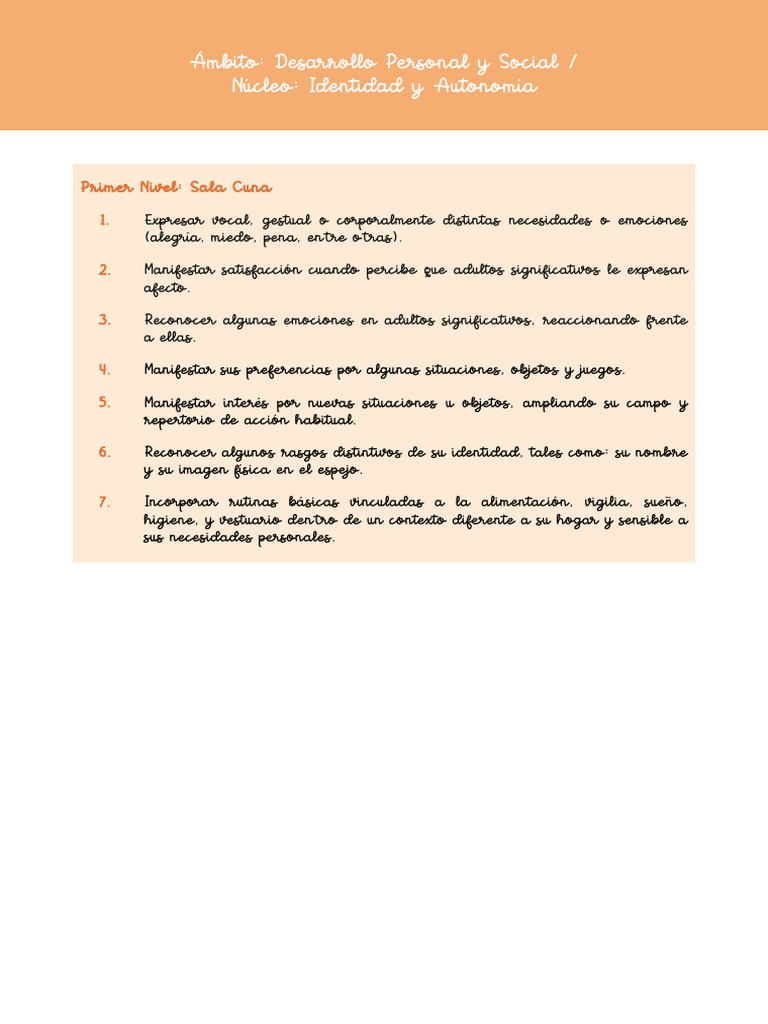 Copia de BCEP - Solo Objetivos | PDF | Comunicación | Las emociones