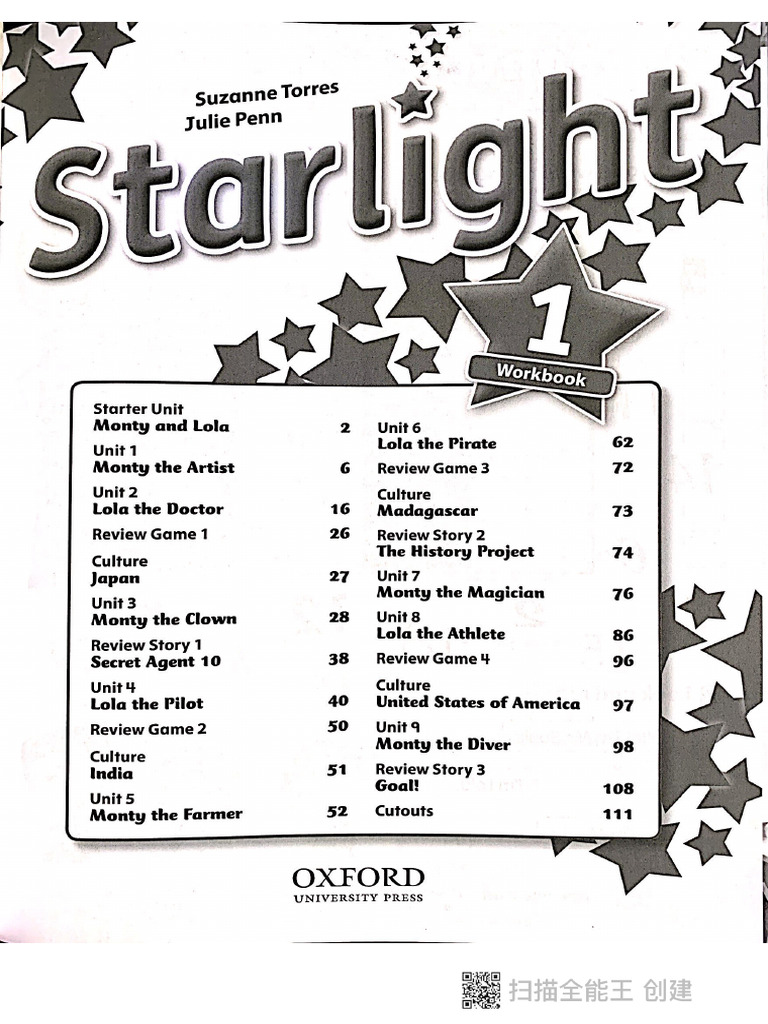 Unit 1-2 Monty The Artist WB Starlight 1 | PDF