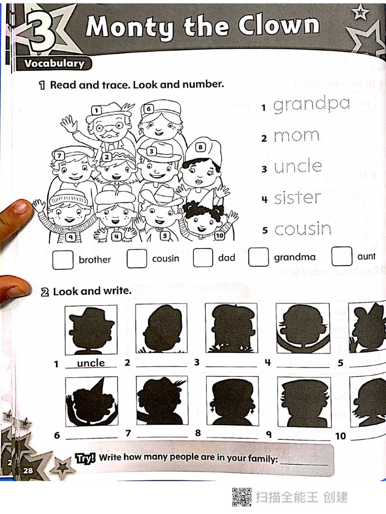 Unit 3 Monty the clown WB Starlight 1 | PDF