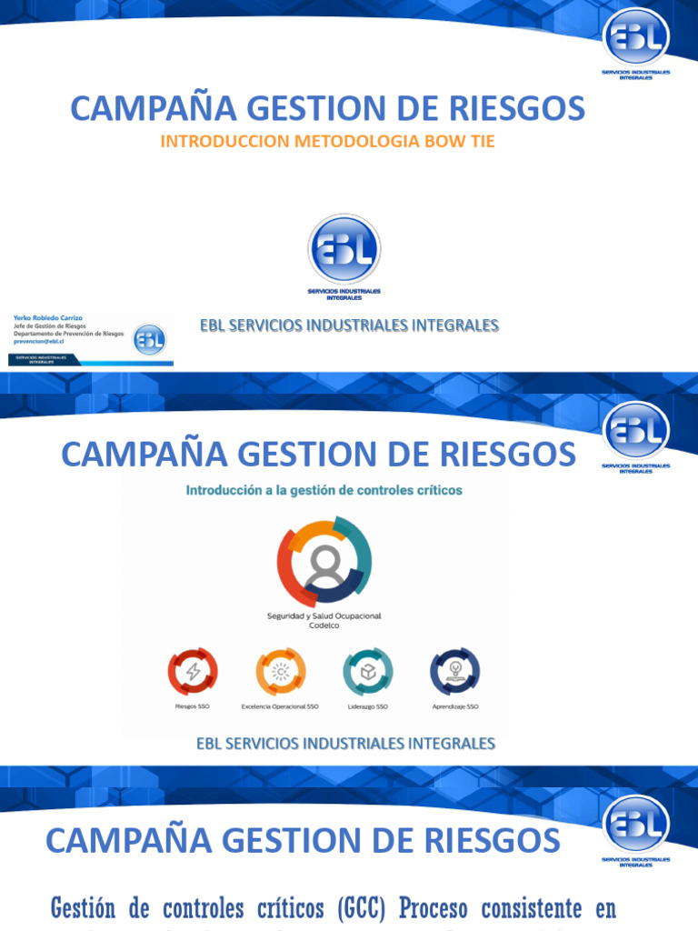 Gestión de Riesgos en EBL | PDF