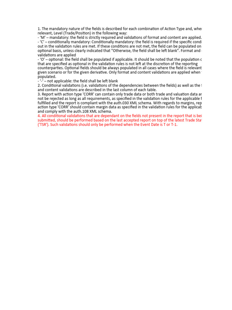 Esma74-362-2683 Emir Refit Validation Rules Reconciliation Tolerances ...