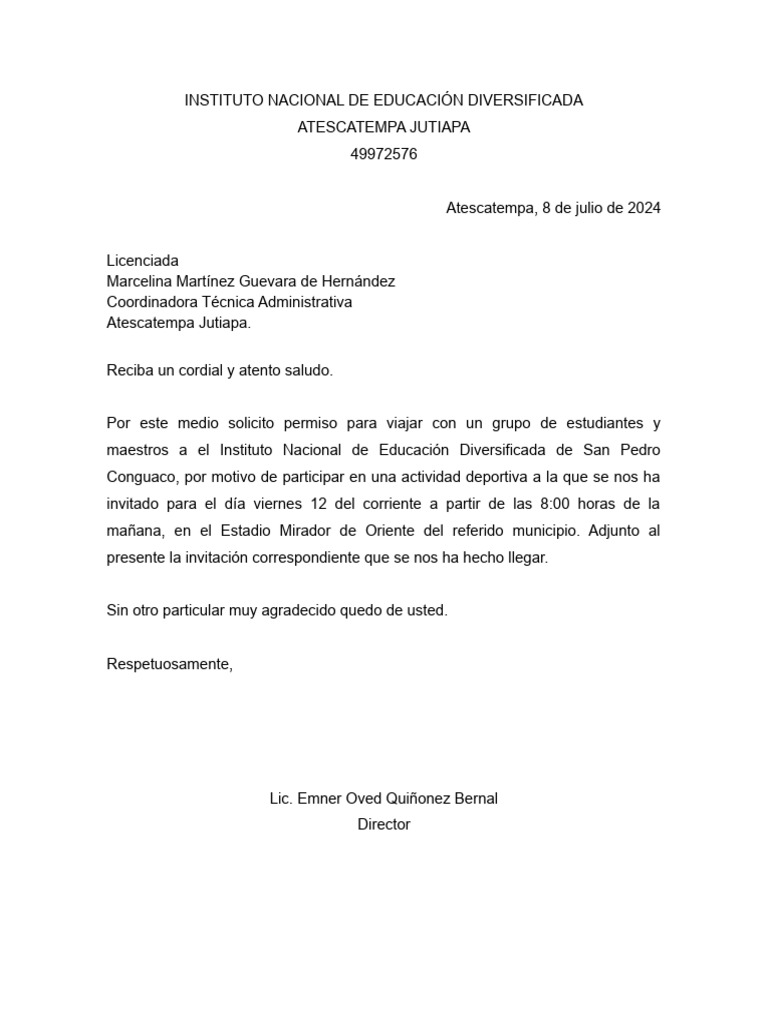 Solicitud Estadio y Permiso Cta | PDF | Salud y bienestar