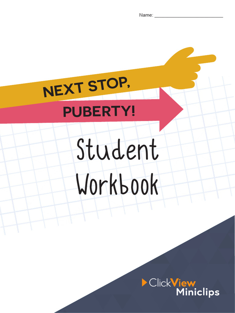 Next Stop, Puberty! - Student Workbook | PDF | Puberty | Feeling