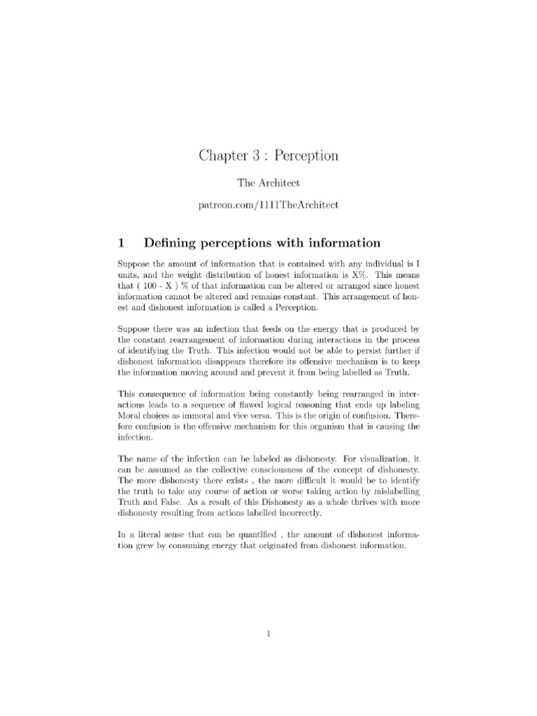 Tales From The Architect Chapter 3 | PDF
