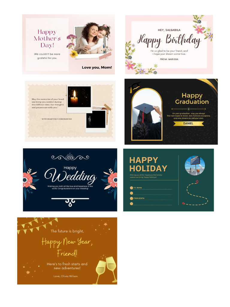 Greeting Card Print | PDF