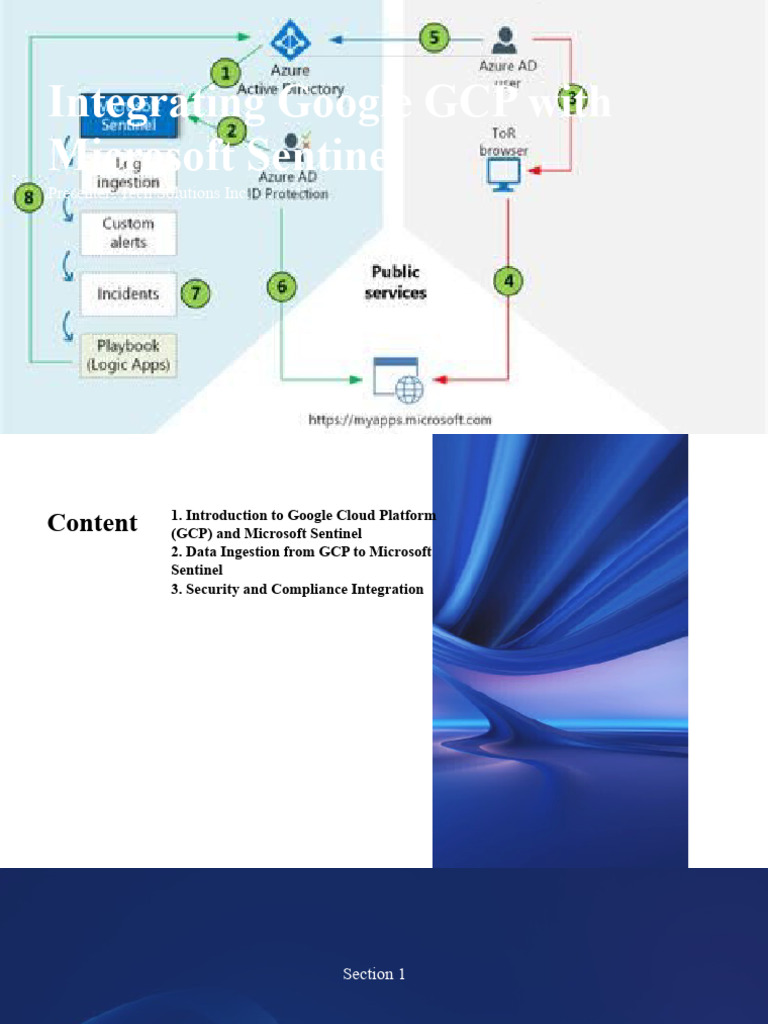 Integrating Google GCP With Microsoft Sentinel | PDF | Cloud Computing | Computer Security