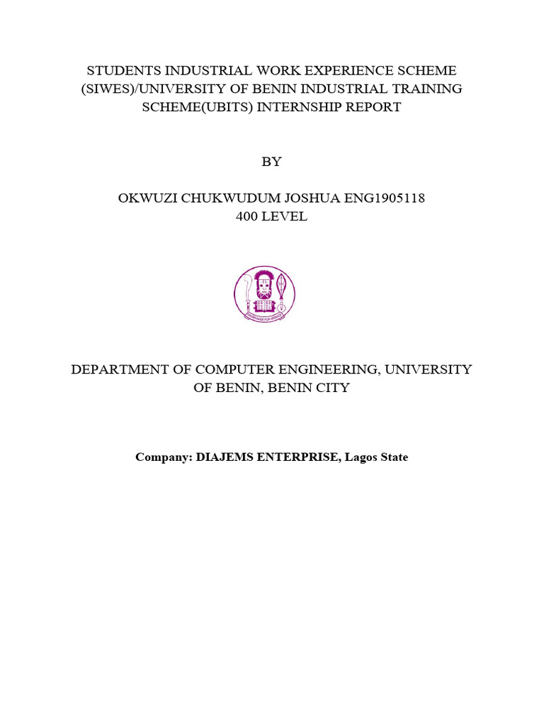 Students Industrial Work Experience Scheme | PDF | Data | Data Analysis