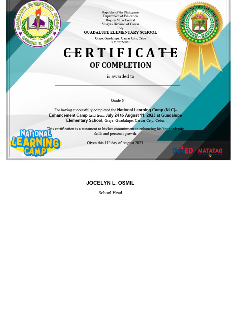 NLC CERTIFICATE | PDF