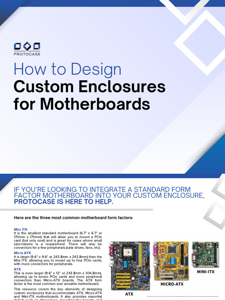 Designing Custom Motherboard Enclosures | PDF | Equipment | Computing
