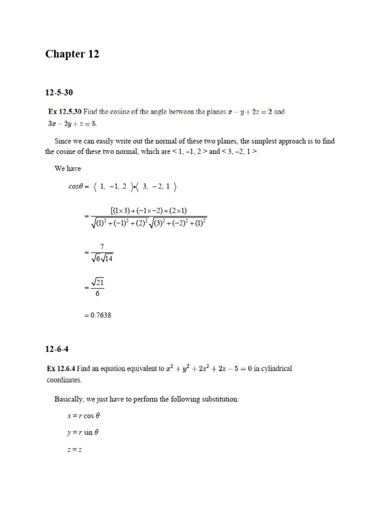 UMGC MATH 241 Hw1 - Chapter 12&13 | PDF | Curvature | Rotation