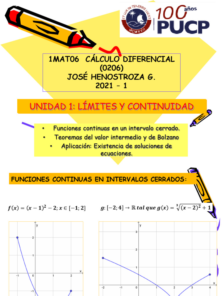 Funciones Continuas en Intervalos Cerrados | PDF | Función continua ...