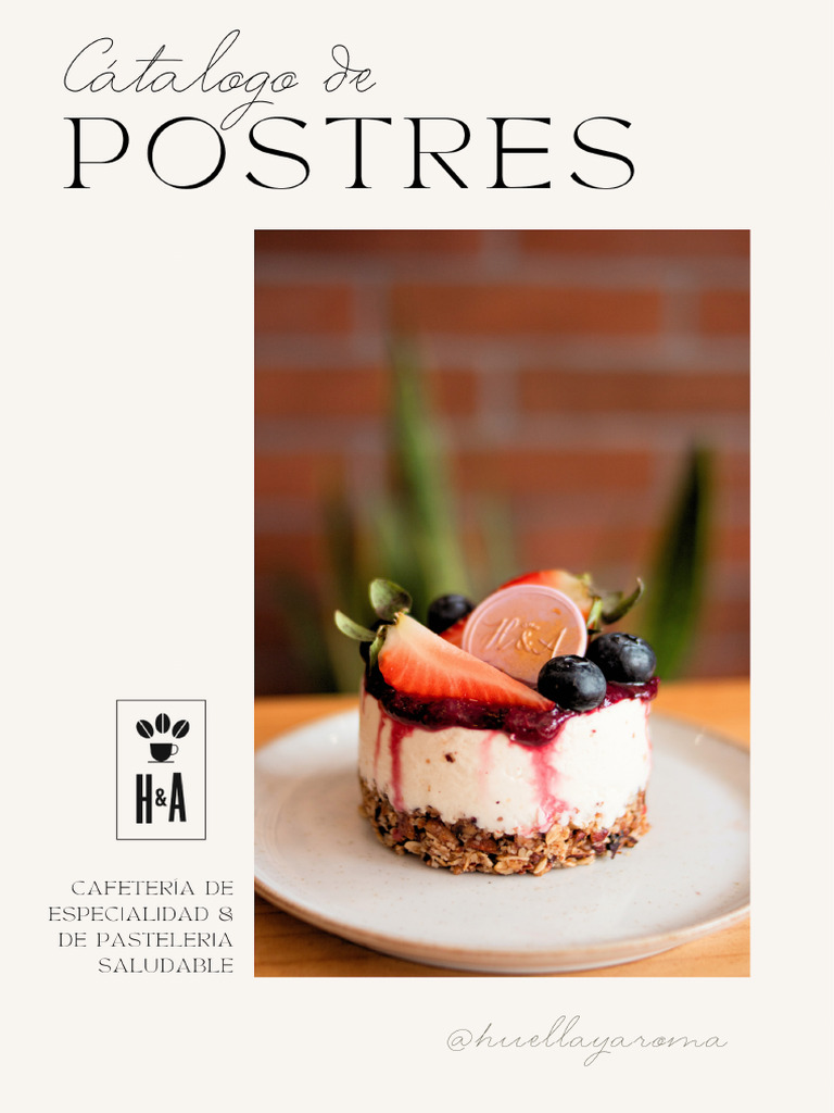 Cátalogo de Postres H&A | PDF