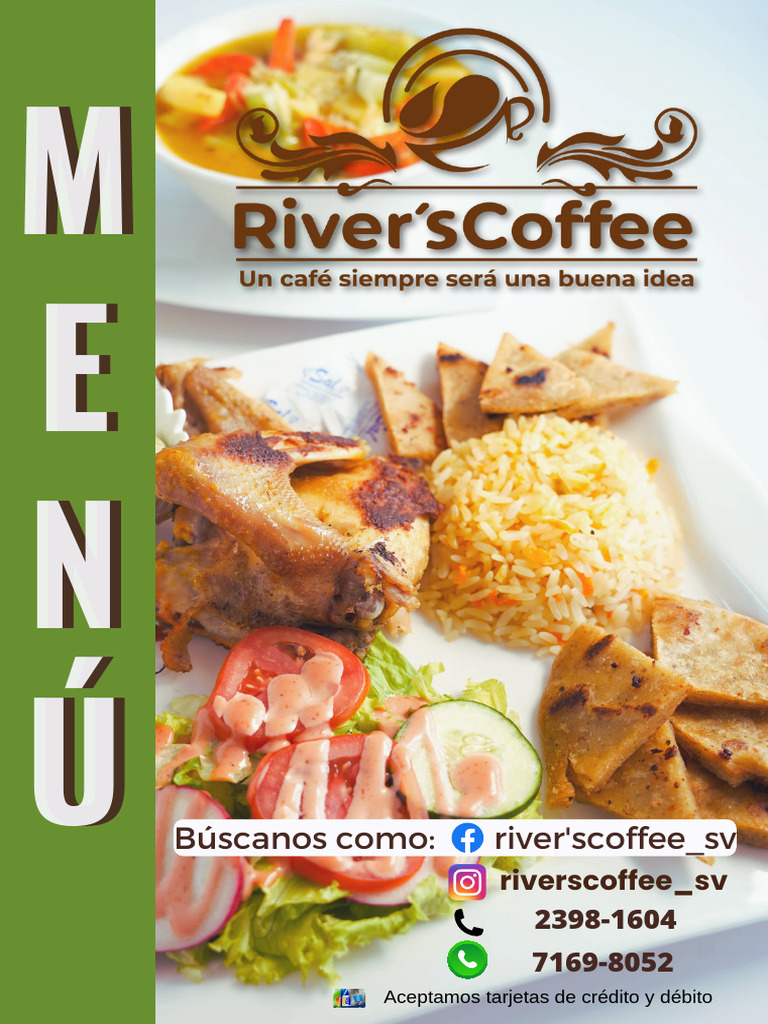 Menú Rivers Coffee | PDF | Tortita | Cocina occidental