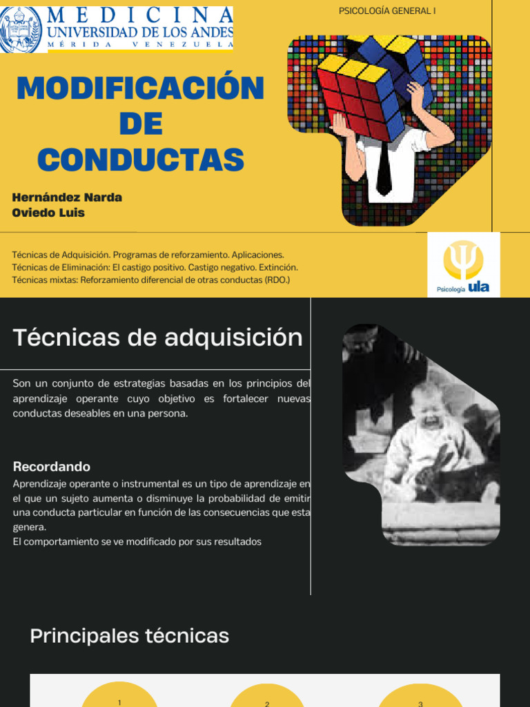Técnicas de Modificación de Conducta | PDF | Reforzamiento | Comportamiento
