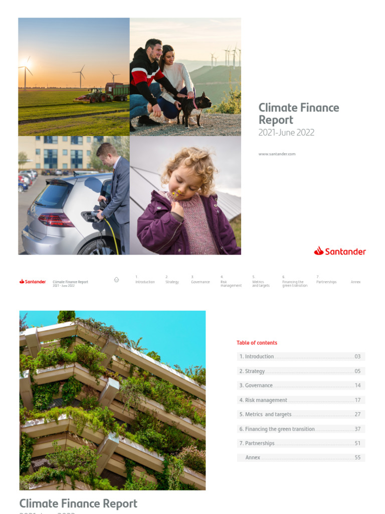 Santander | PDF | Climate Change Mitigation | Low Carbon Economy