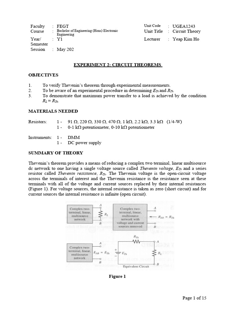 Exp2 Question | PDF | Electrical Network | Electrical Resistance And Conductance
