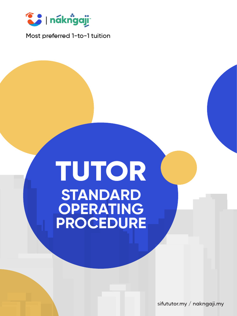 Tutor SOP - Malay Version | PDF