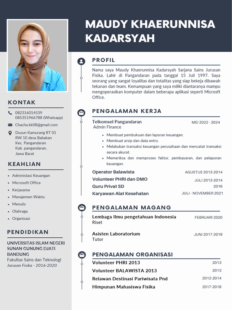 CV Maudy KA | PDF