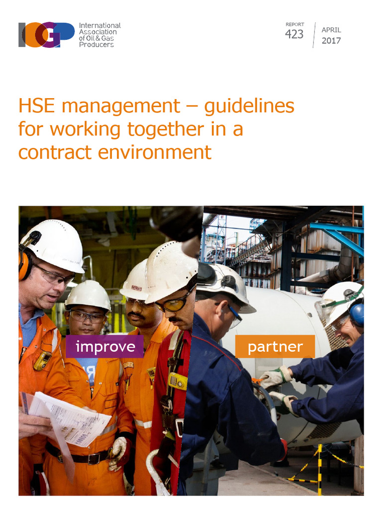 HSE Management - Guidelines For Working Together in A Contract ...