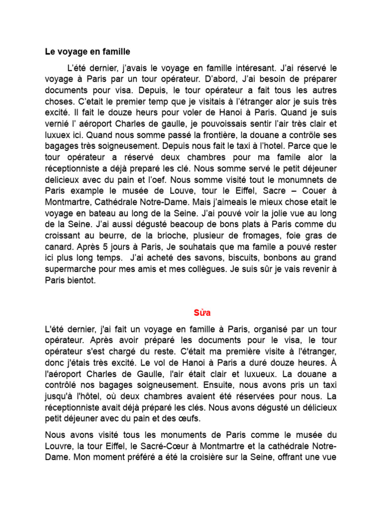 Voyage en famille à Paris : souvenirs et découvertes | PDF | Paris ...