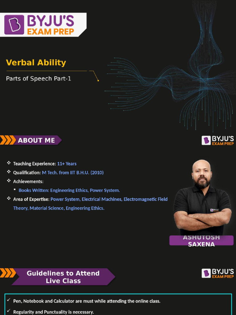Class Parts of Speech Part 2 | PDF