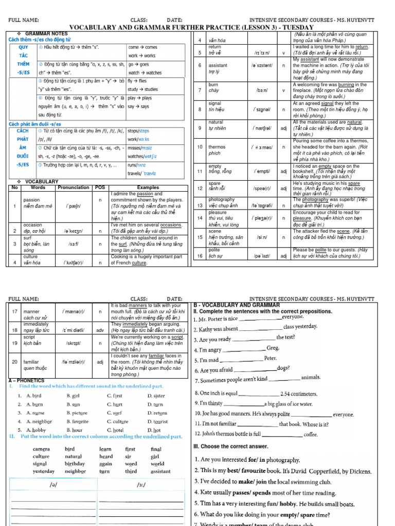 SC23A - TUE - L3 - FURTHER PRACTICE - U1 - P3-Edited | PDF
