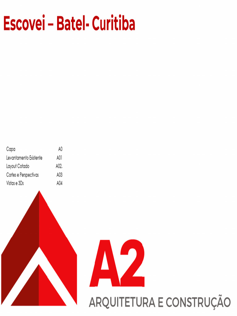 Projeto Arquitetônico Escovei Batel | PDF