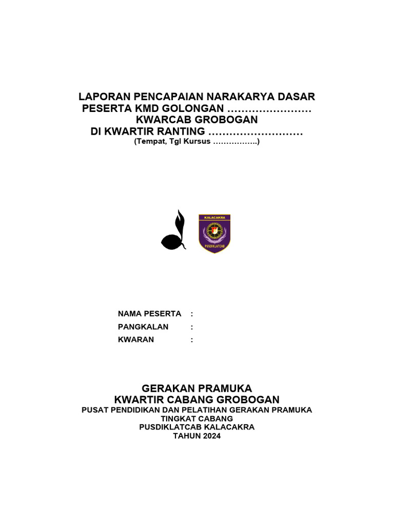 Form Narakarya - Dasar - 2024 | PDF