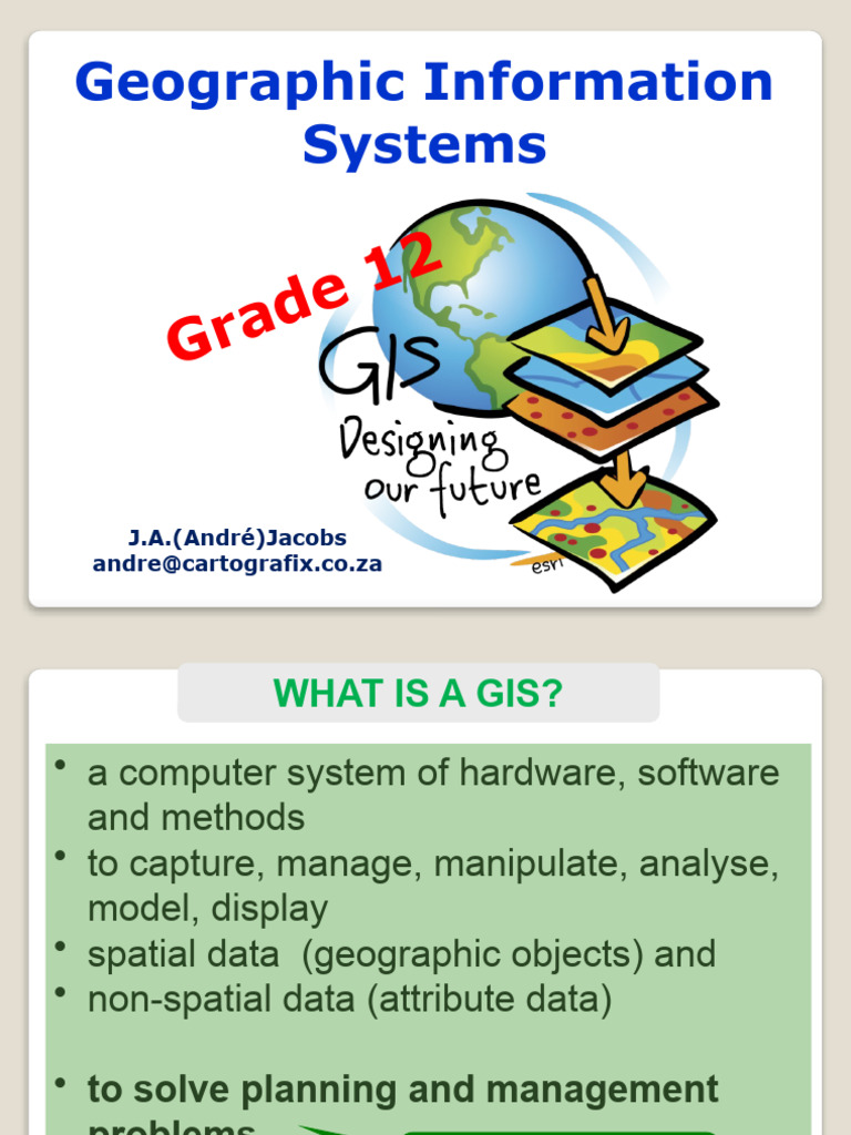 2 PPT GEOGRAPHY GRADE 12 GIS REVISION | PDF | Geographic Information System | Computing