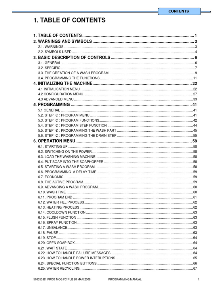 Manual De Programación Pdf Washing Machine Valve