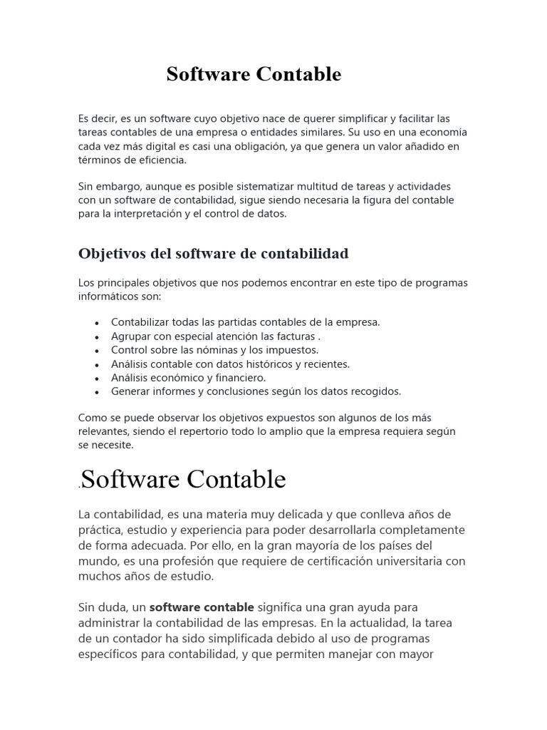 Software Contablepsa mediante métodos sistemáticos[1] | PDF | Contabilidad | Software