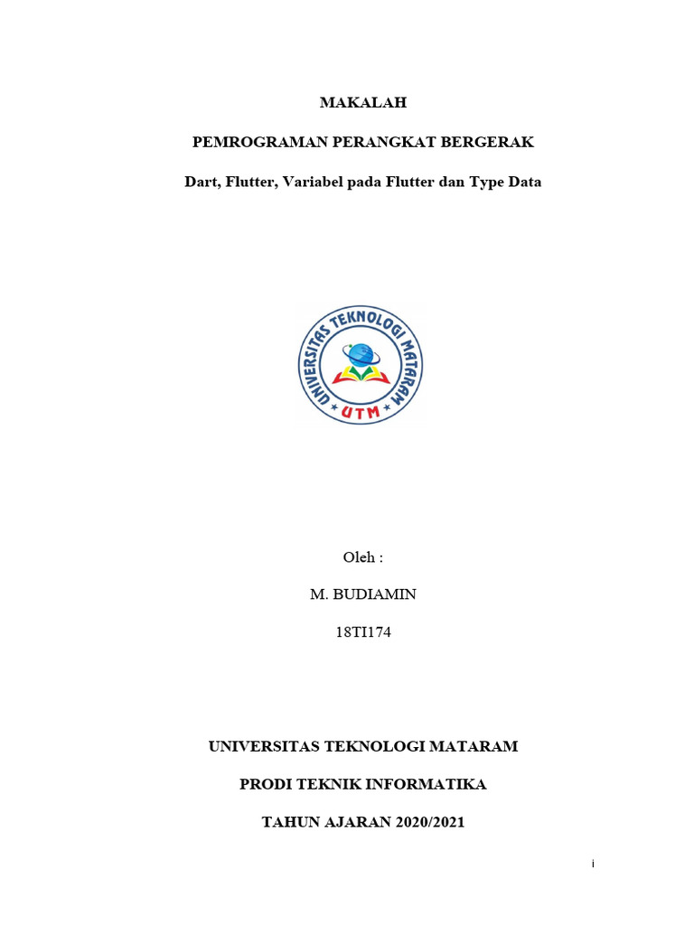 Pemrograman Perangkat Bergerak | PDF
