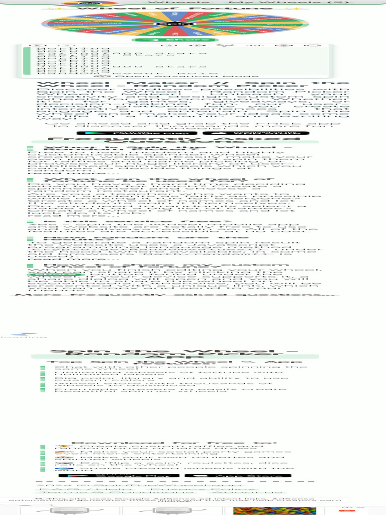 Spin Wheel Fun for All Occasions | PDF | Websites | Computing