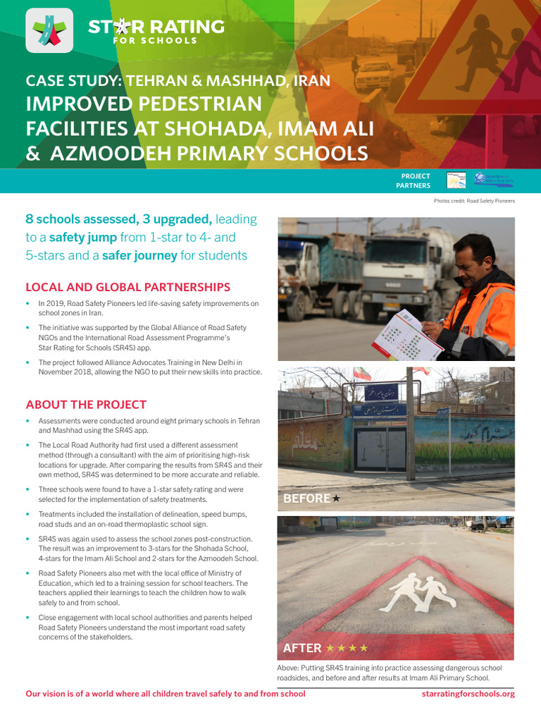 iRAP SR4S Iran Case Study | PDF | Road Traffic Safety
