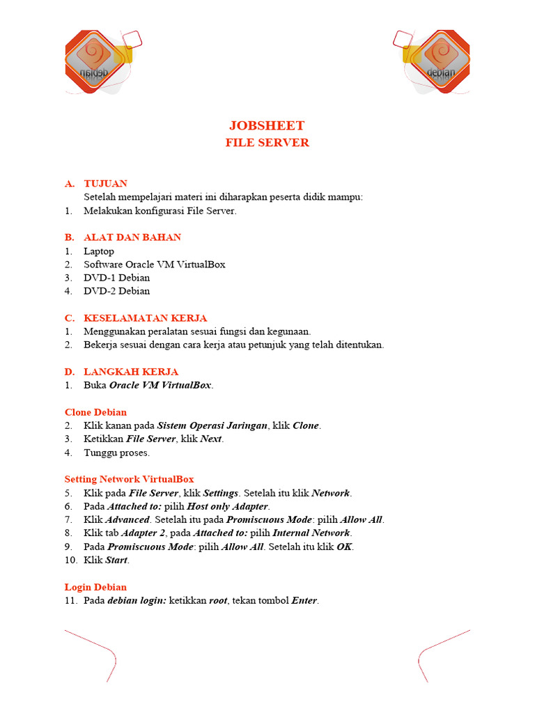 Jobsheet | PDF