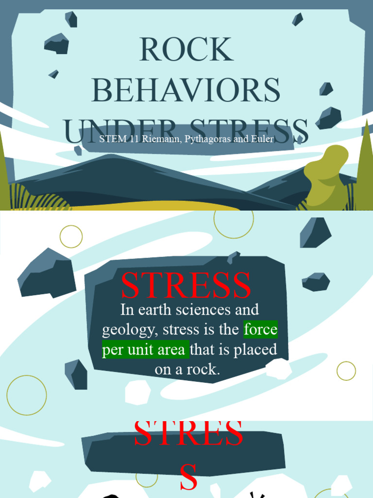 Rock Behaviors Under Stress | PDF | Fault (Geology) | Stress (Mechanics)