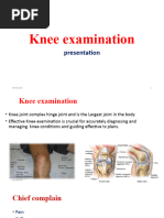 Knee Examination OSCE Checklist Geeky Medics | PDF | Knee | Joints